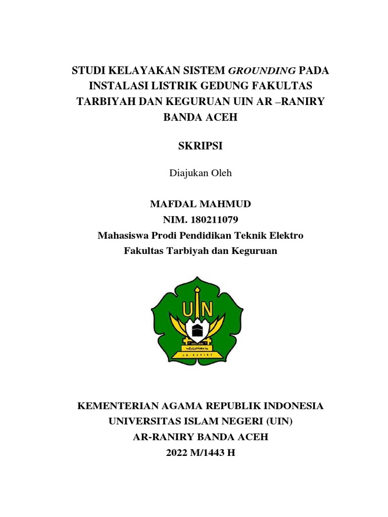 Sistem Grounding Gedung | PDF | Sains & Matematika