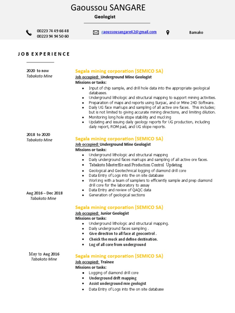 143 Modele CV Etats Unis Resume | PDF | Computing