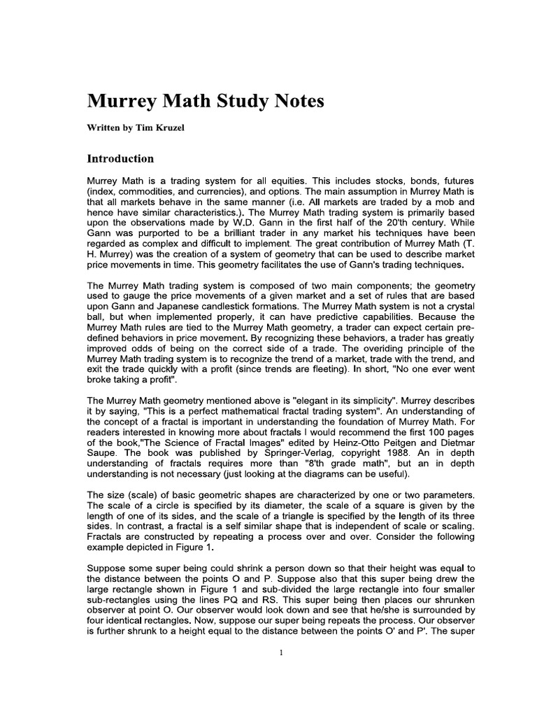 Kruzel, T. (2002) - Murrey Math Study Notes | PDF