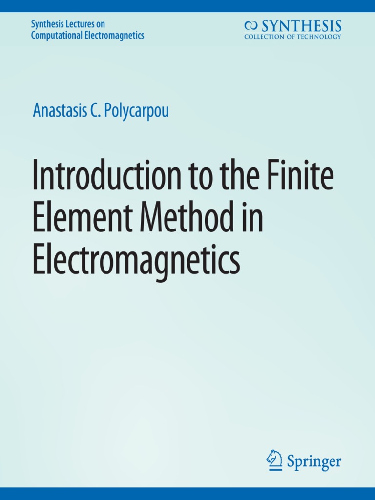 Introduction To The Finite Element In Electromagnetics Pdf