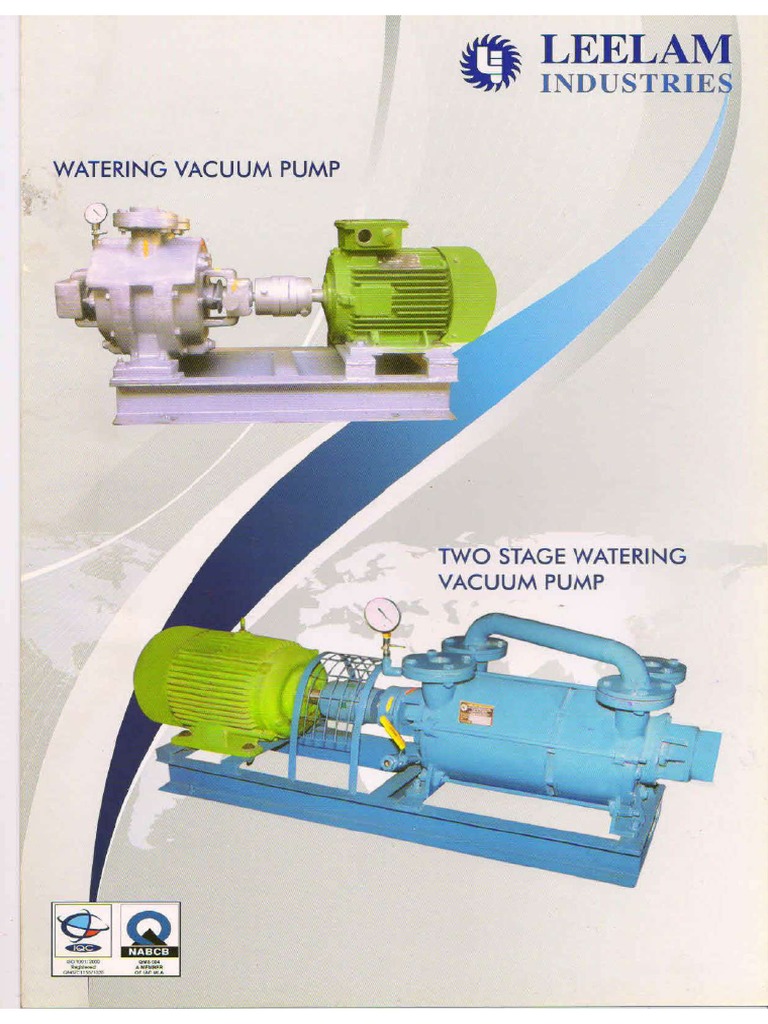 Two Stage Watering Vacuum Pump | PDF