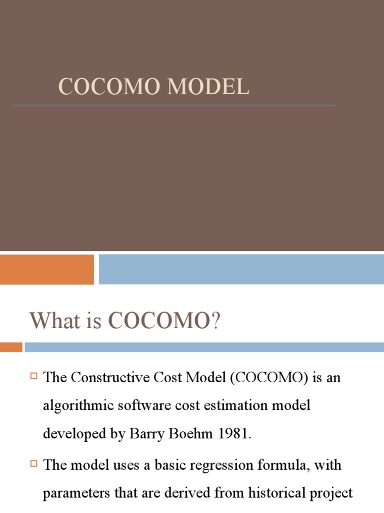 Cocomo 1 | PDF | Computing | Computer Science