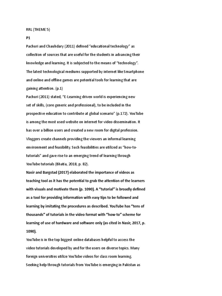 RRL IN Findings and Discusssion | PDF | Social Science
