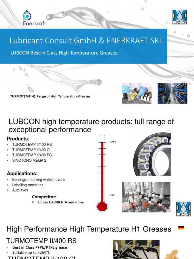 Lubcon Turmotemp Best in Class 2023 | PDF | Lubricant | Bearing ...