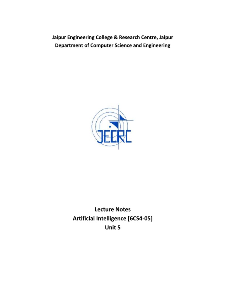 AI Unit-5 | PDF