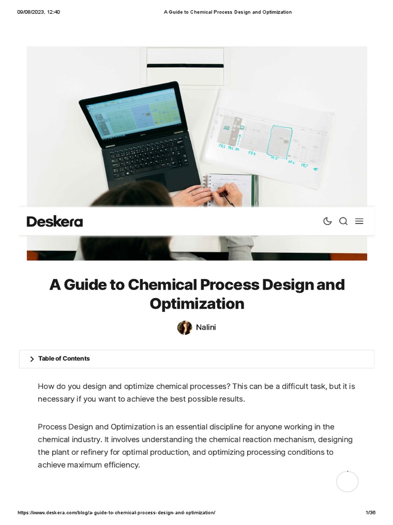 Chemical Process Design & Optimization Guide | PDF | Machine Learning | Mathematical Optimization