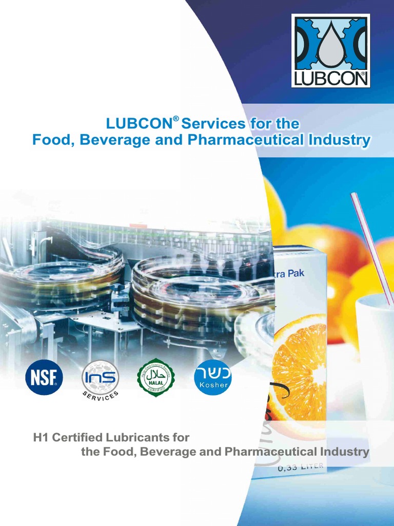 LUBCON Services for the Food, Beverage and Pharma Industry - eng | PDF