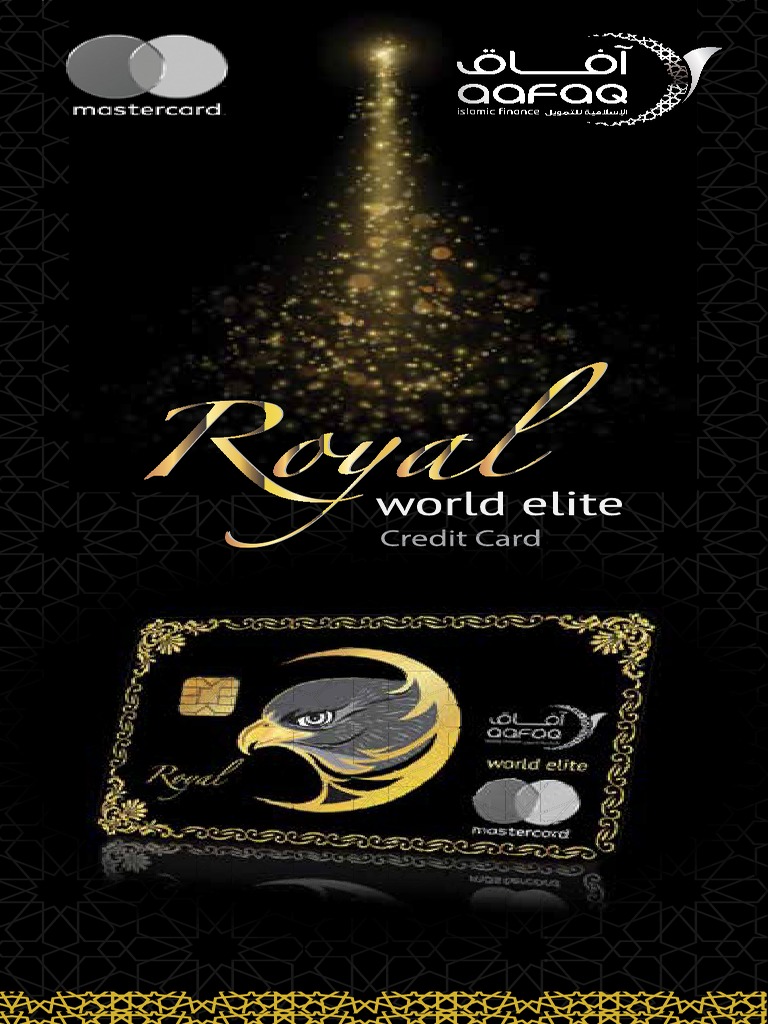 Aafaq Royal World Elite Credit Card Guide | PDF | Business