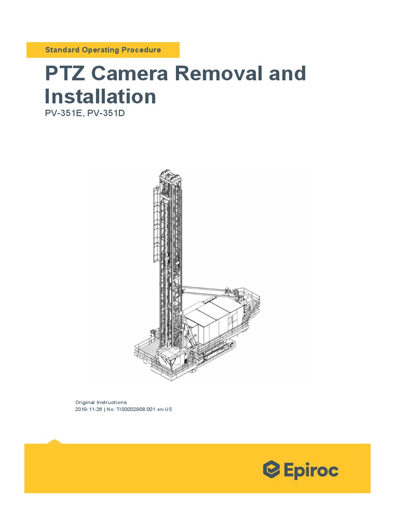 TIS0002908.001 en-US-PV-351-SOP-CRI-PTZ Camera | PDF | Personal ...