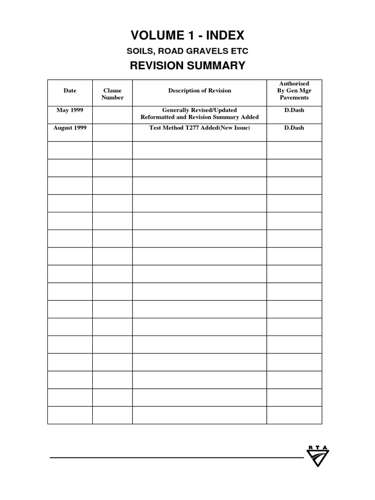 RTA Test Methods Overview | PDF