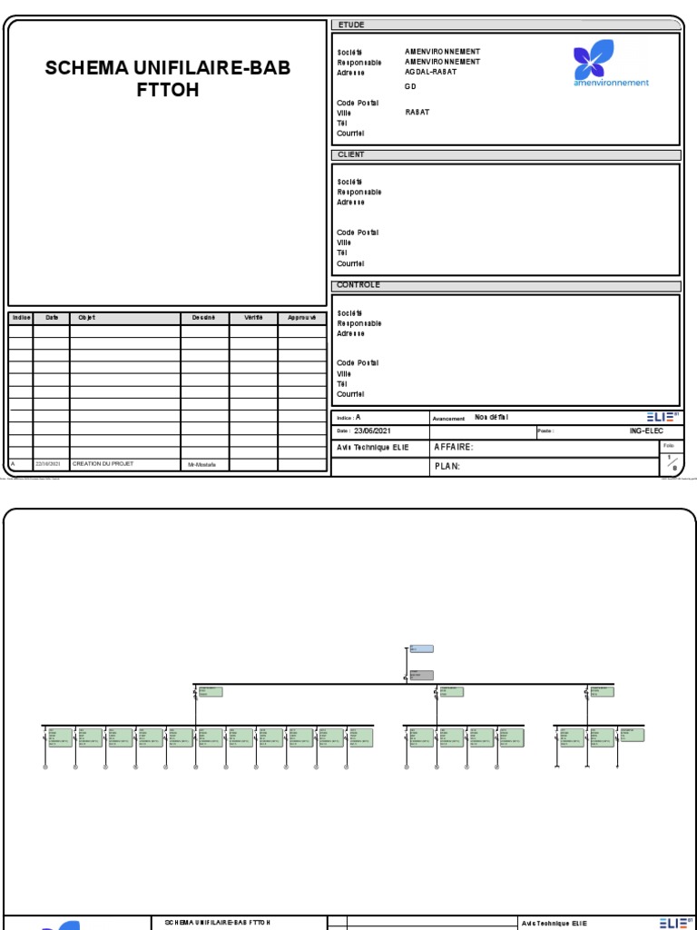 Schema Unifilaire-Bab Fttoh | PDF