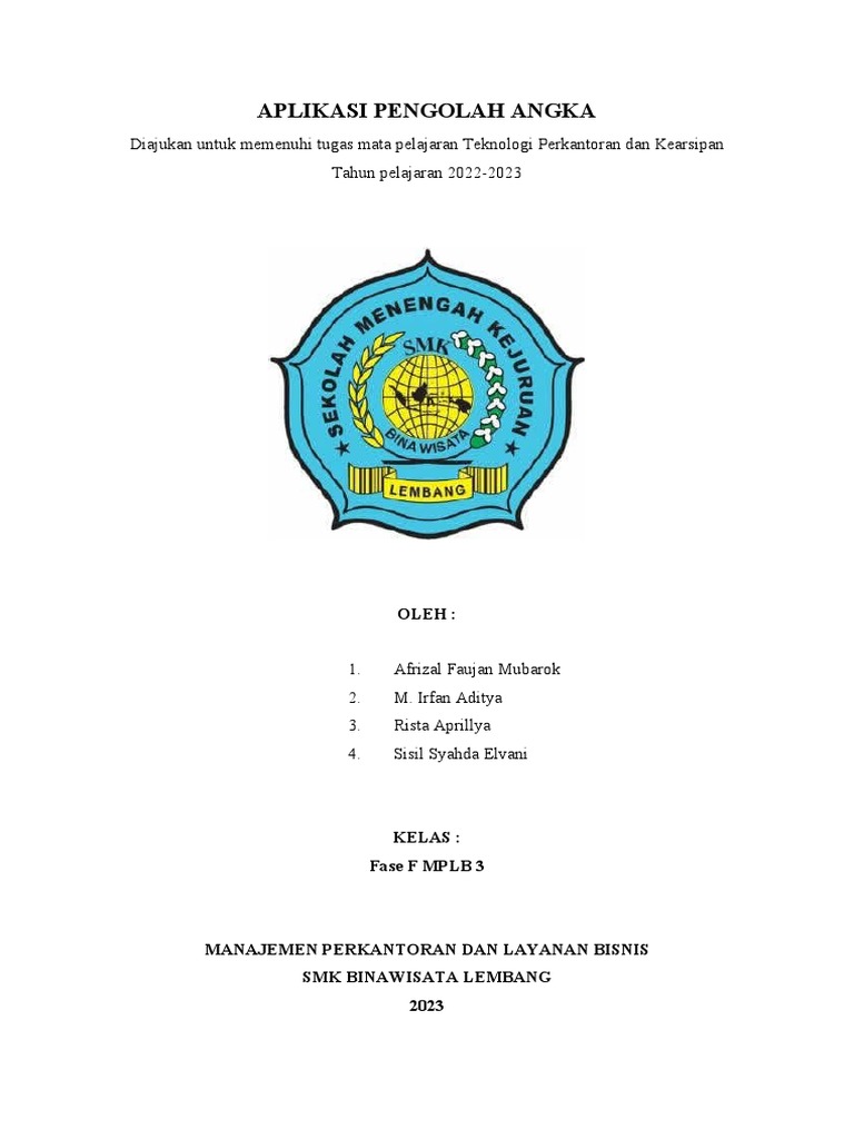 Aplikasi Pengolah Angka dan Fungsinya | PDF