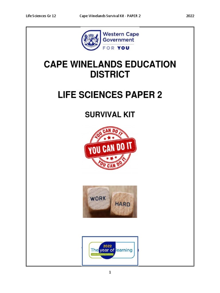 Life Sciences P2 Survival Kit | PDF | Meiosis | Rna