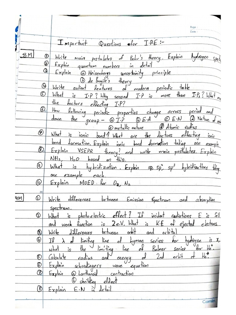Chemiatry Notes | PDF