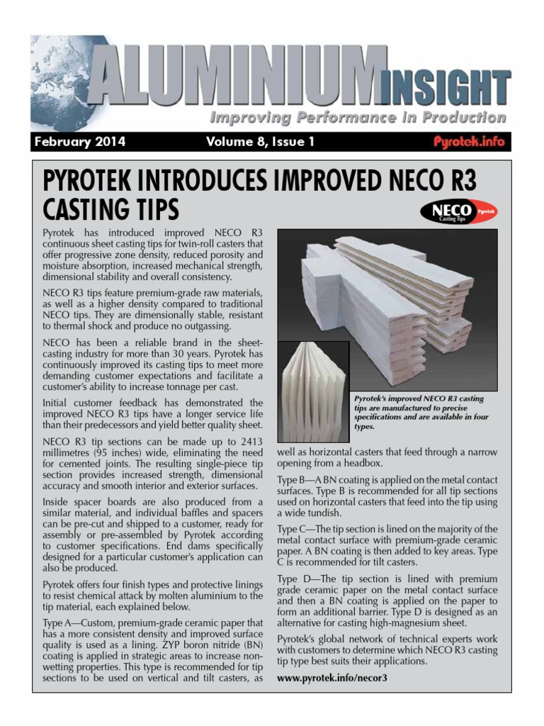 Aluminium Insight 2014-02 Neco R3 | PDF | Technology & Engineering