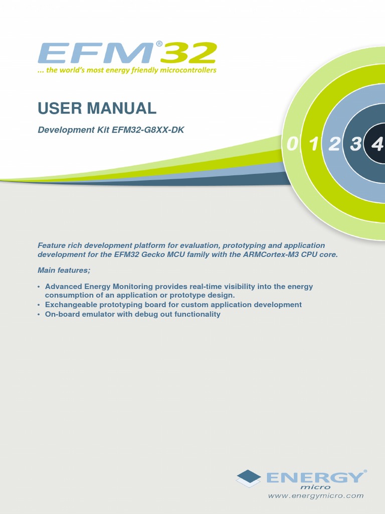 Efm32 g8xx DK User Manual | PDF