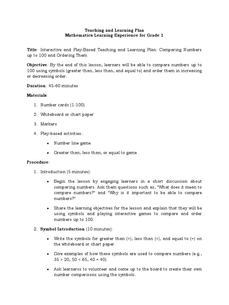 Grade 1TL Plan C2 | PDF | Learning | Cognition