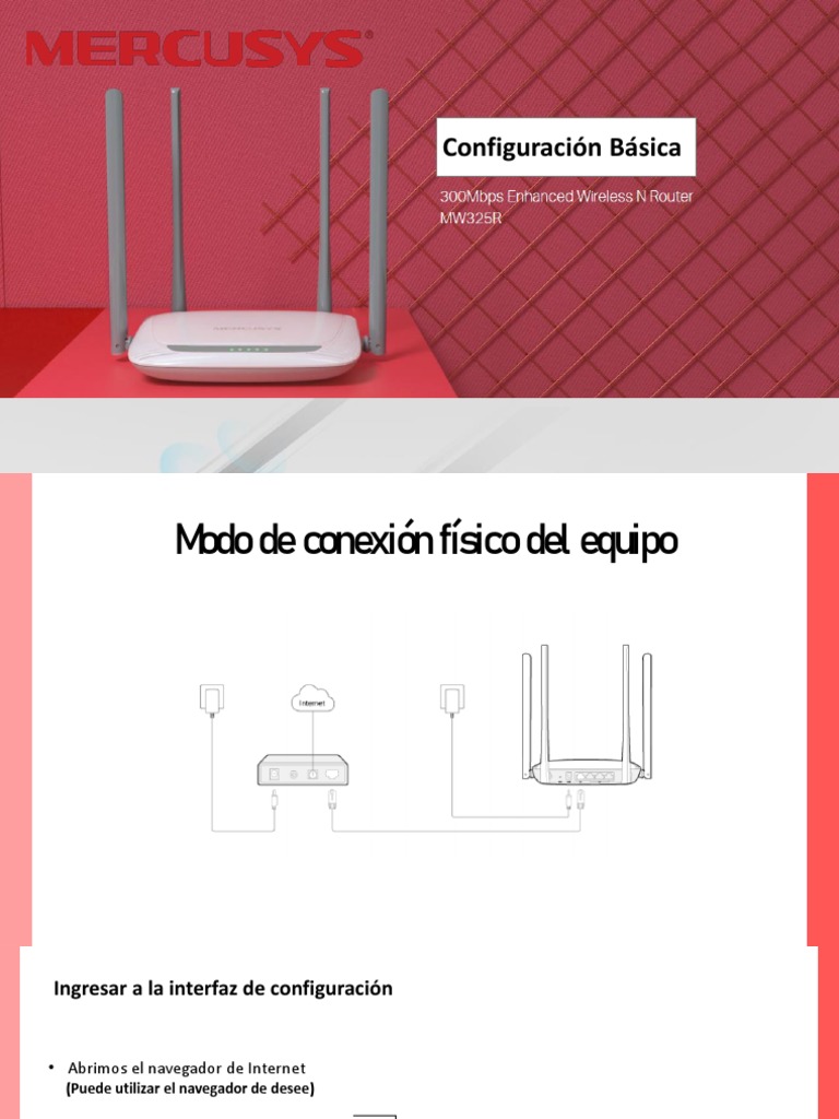 Configuracion Router Mercusys | PDF
