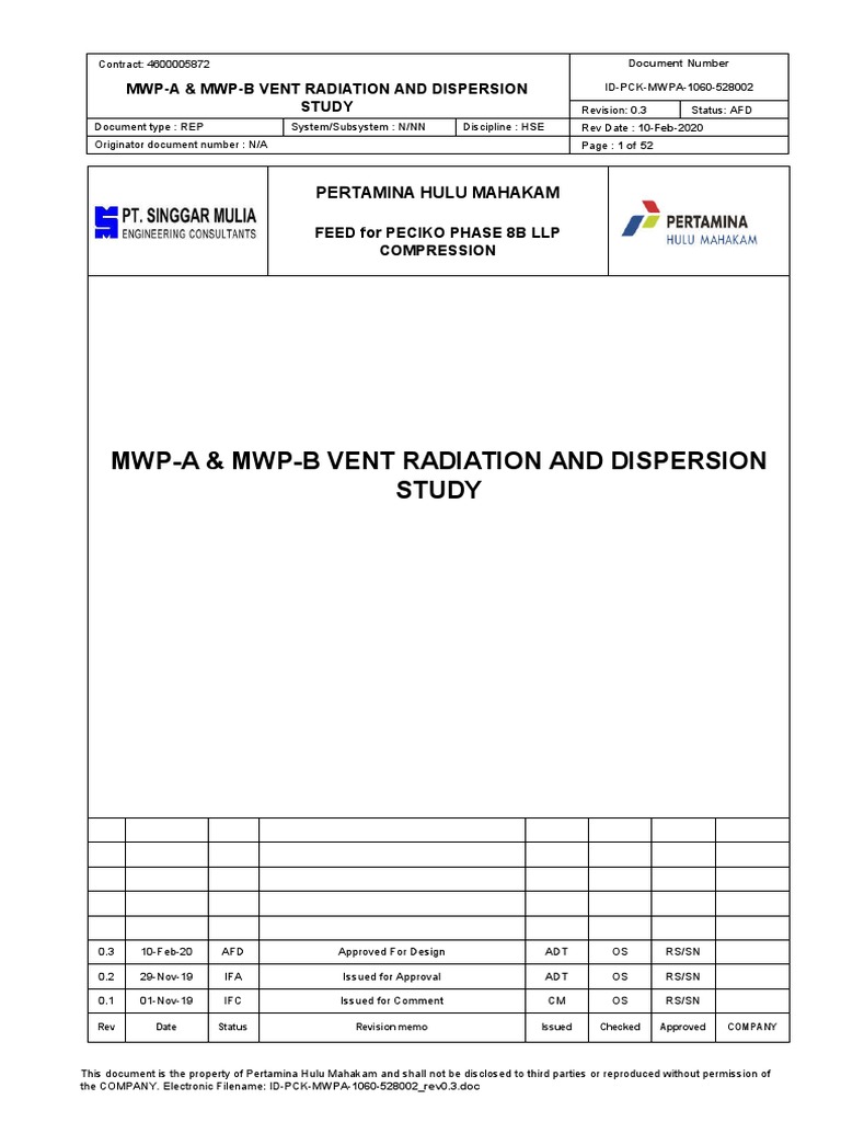 ID-PCK-MWPA-1060-528002 Rev 0.3 Vent Radiation and Dispersion Study ...