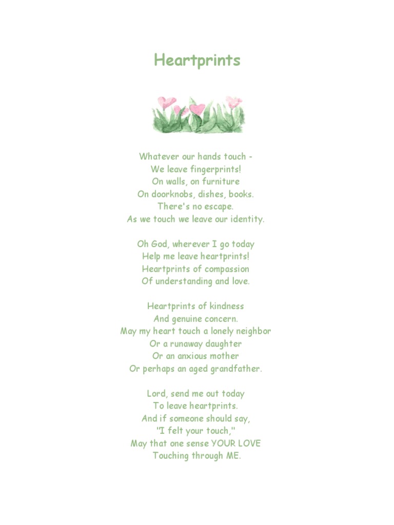Heartprints | PDF | Love