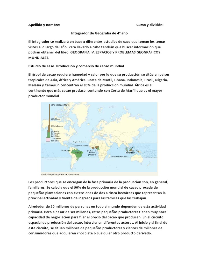 4to Año Geo PA 2021 | PDF