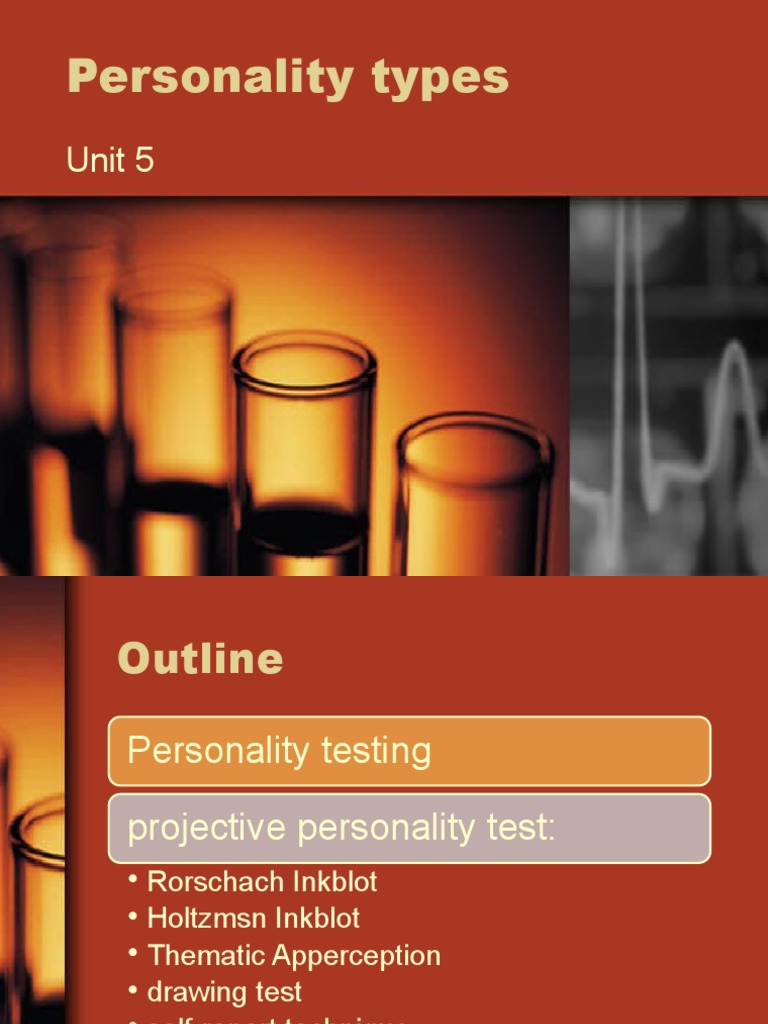 Unit 5 Personality Types | PDF | Psychological Testing | Psychology