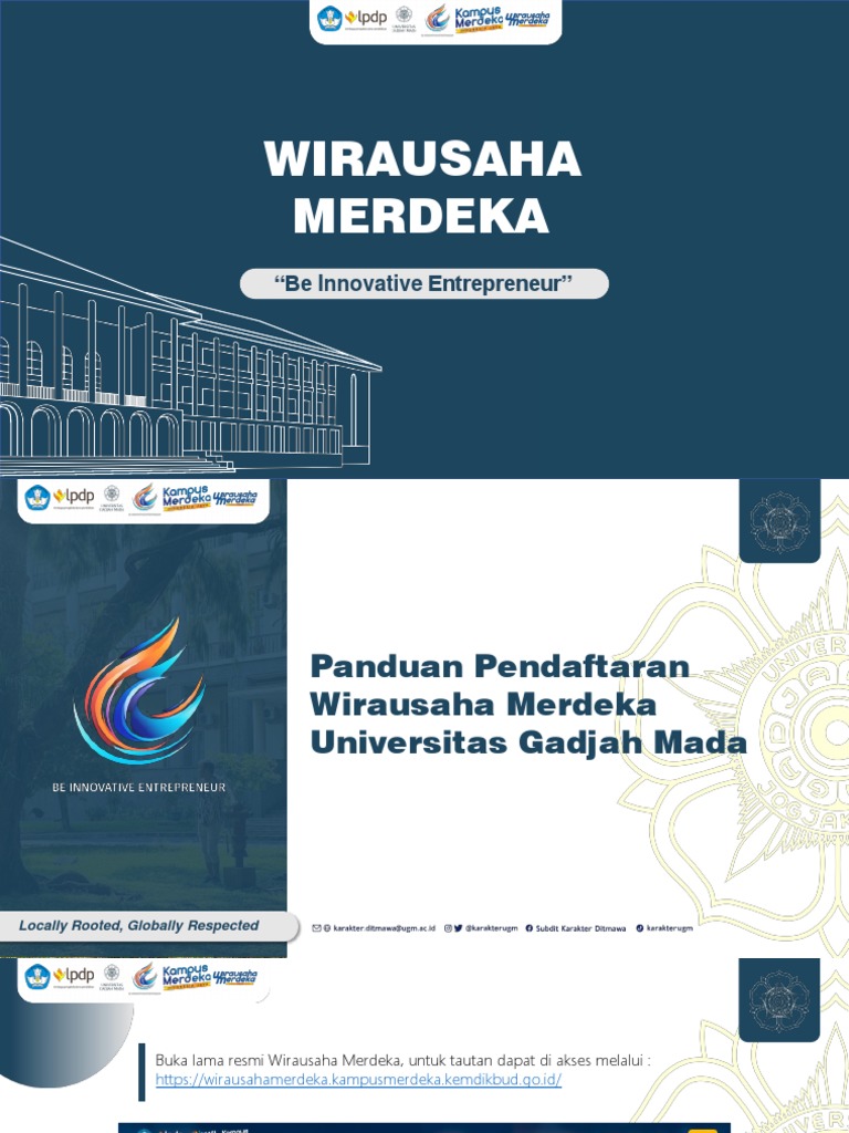 Panduan Pendaftaran Wirausaha Merdeka UGM | PDF | Karier & Perkembangan ...