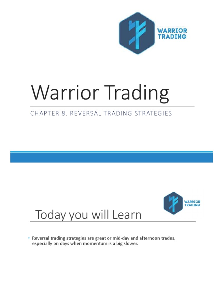 Reversal Trading Strategies Explained | PDF | Sales | Financial Markets