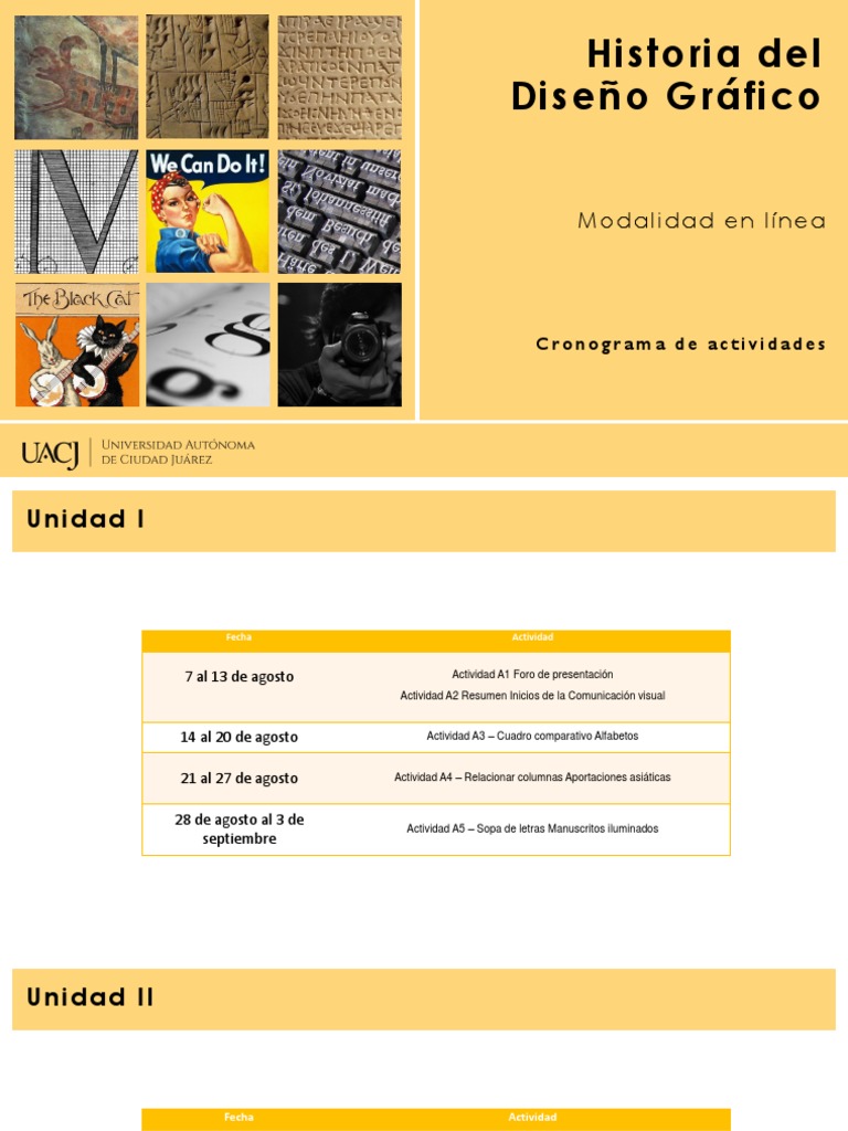 Cronograma Historia Del 2023A | PDF