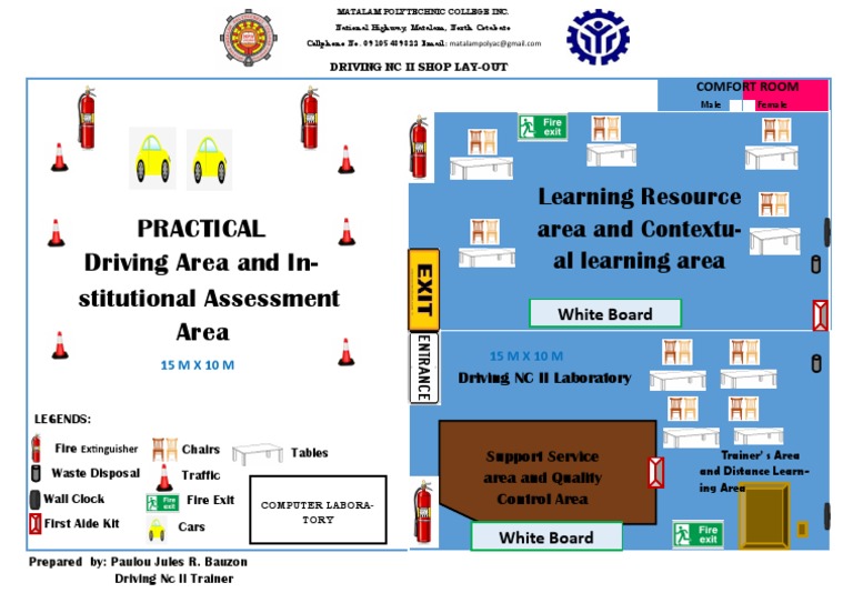 Driving NC II Workshop Layout Design | PDF