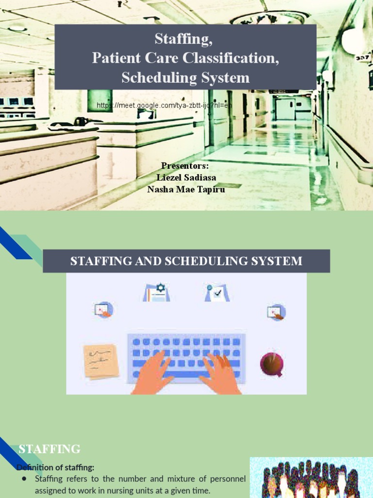 Staffing Patient Care Classification Scheduling System 1 | PDF