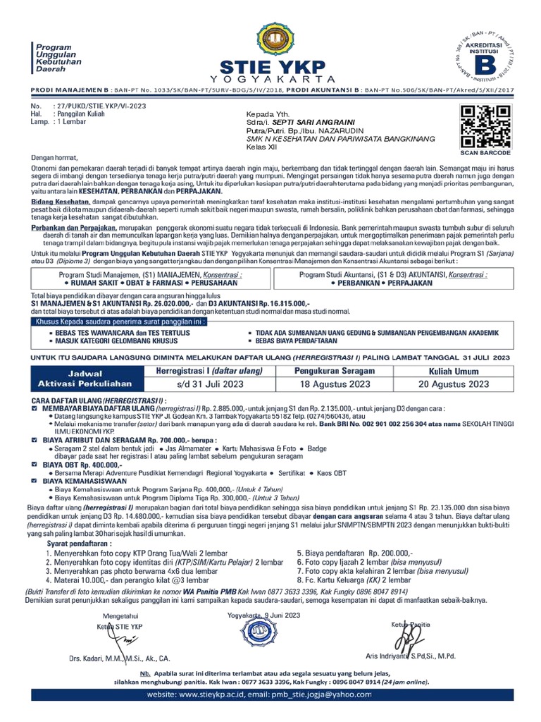 Septi Sari Angraini - Program PUKD | PDF