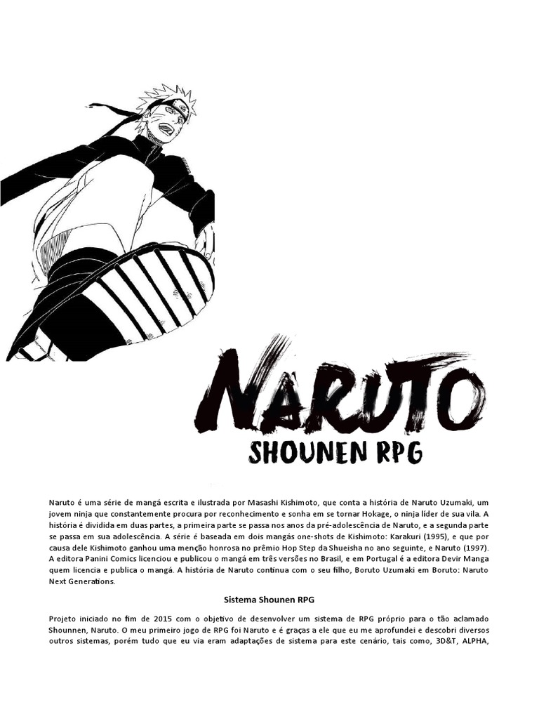 Naruto Sistema Shounen RPG | PDF