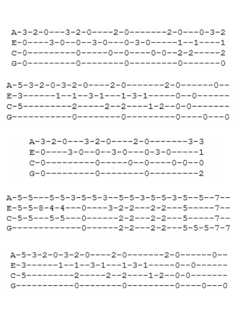 La Vie en Rose Ukelele | PDF