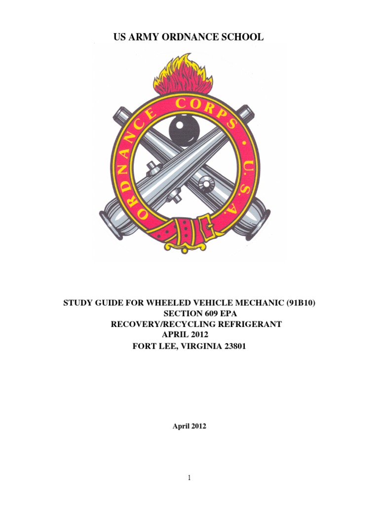 Green Book 609 Training Manual | PDF | Ozone Depletion | Chlorofluorocarbon