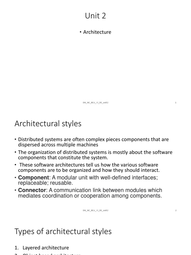 Unit 2 | PDF | Peer To Peer | Client–Server Model