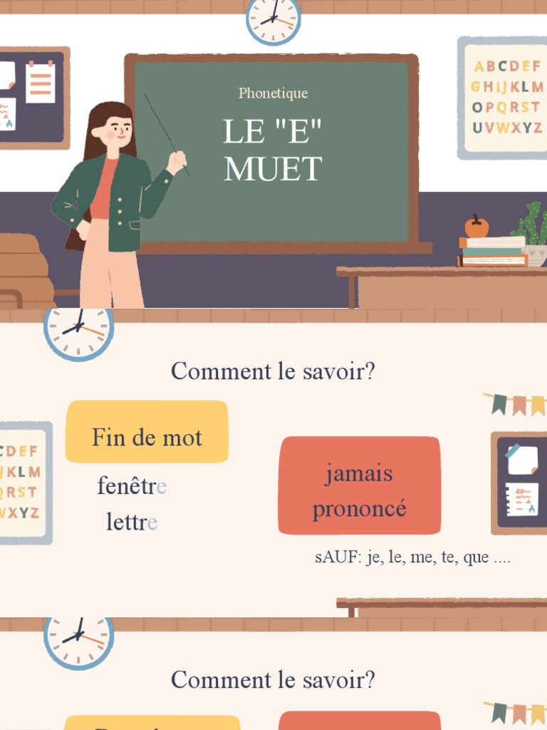 FLE - Le E Muet | PDF