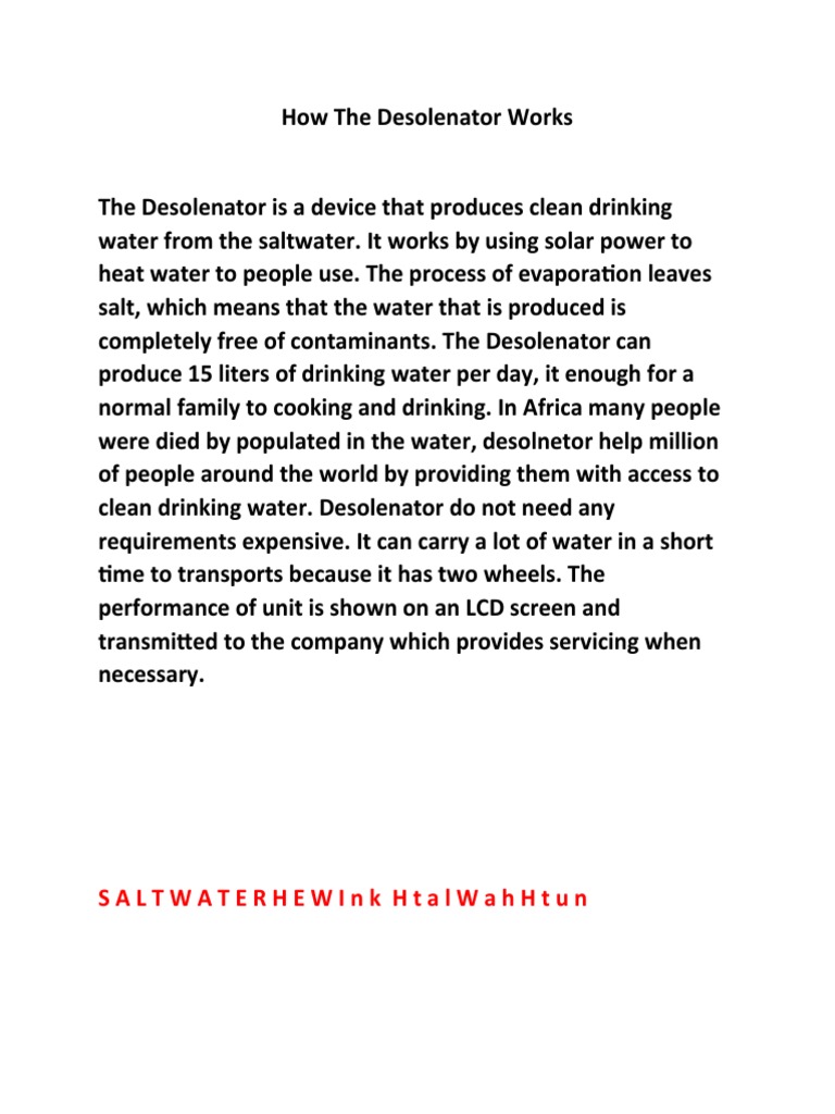 Solar-Powered Water Purifier | PDF