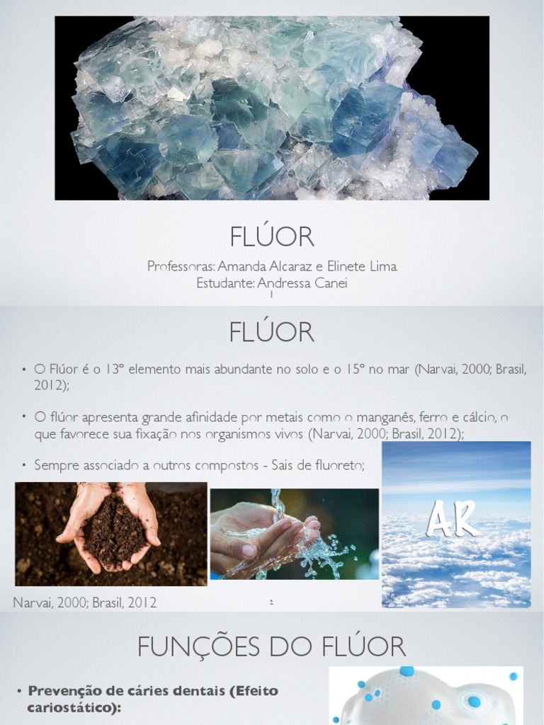 Flúor - Alimentação | PDF