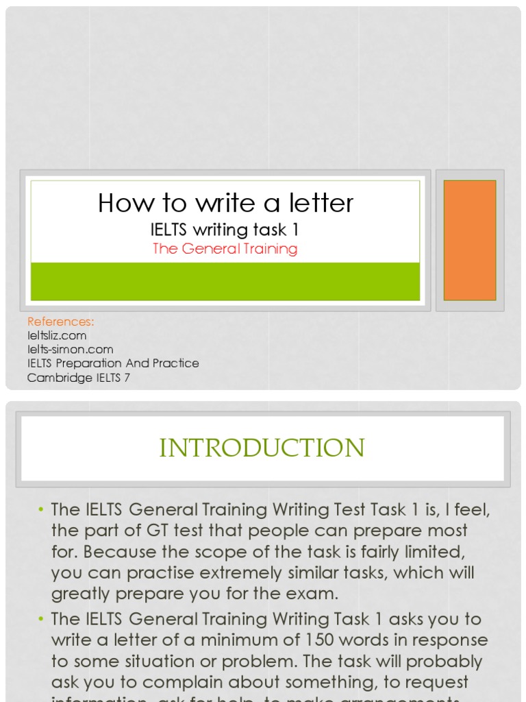 Letter Writing | PDF | International English Language Testing System ...