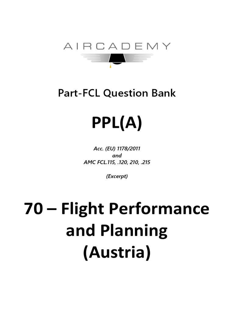 Flight Performance and Planning (Austria) | PDF | Center Of Mass | Flap ...
