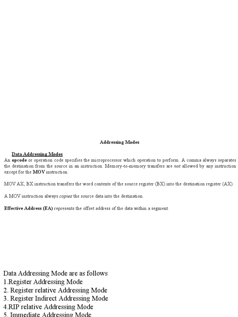Microprocessor After Mid | PDF | Assembly Language | Computing