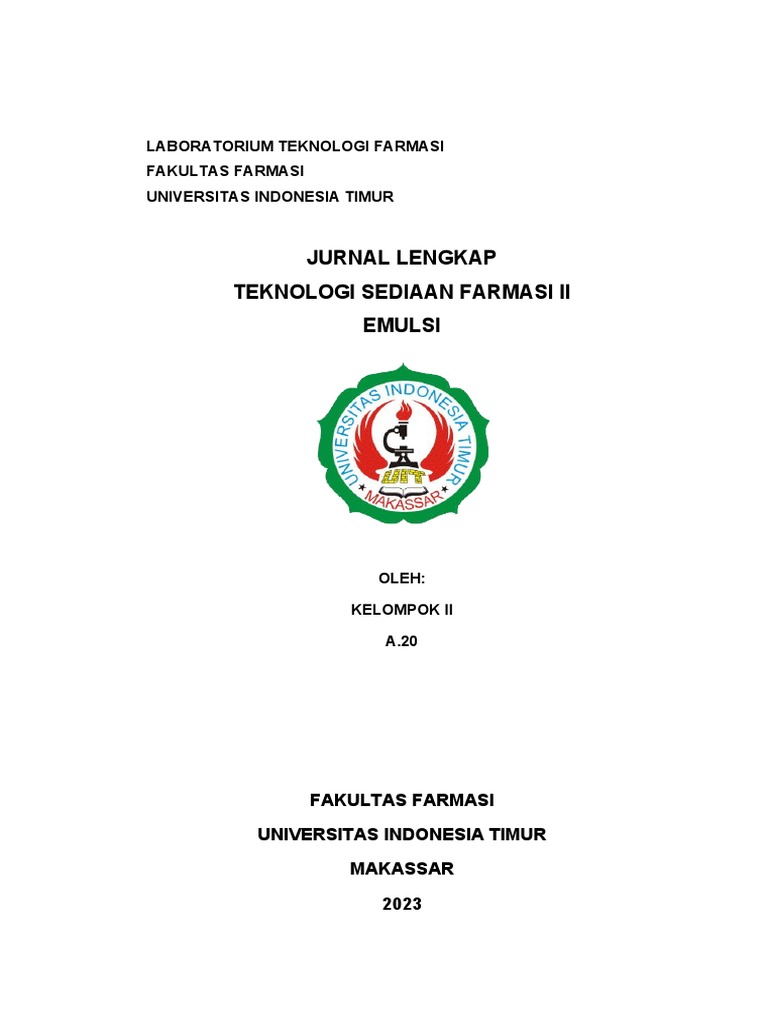 Formula Emulsi | PDF
