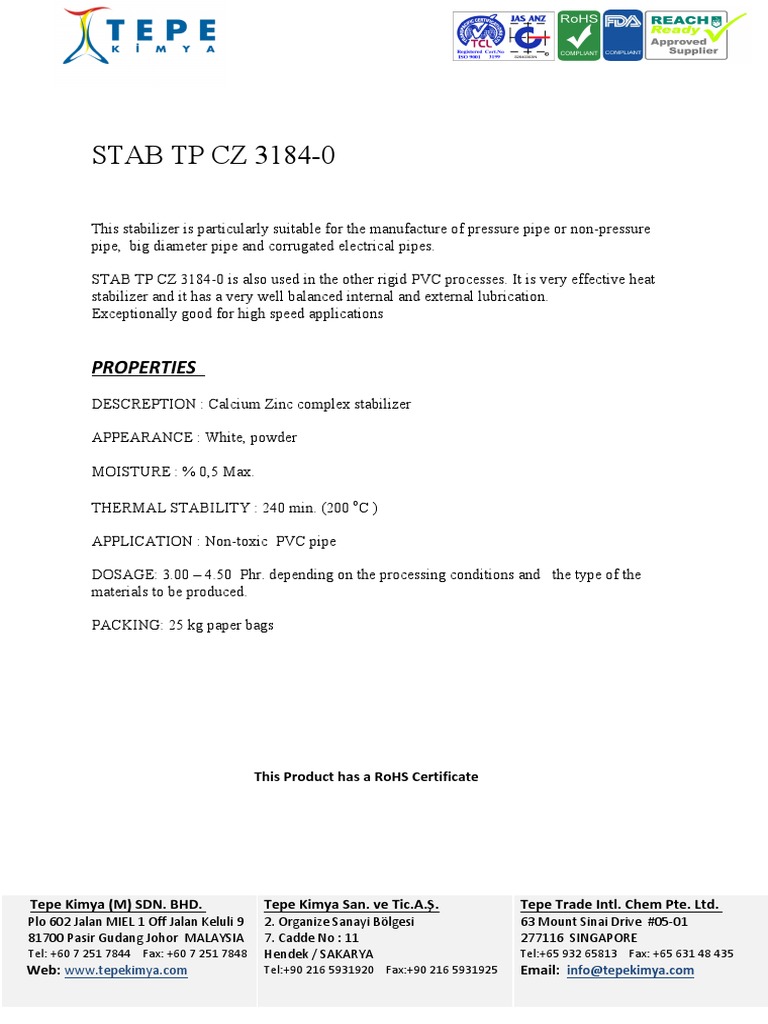 Stab TP-3184 | PDF