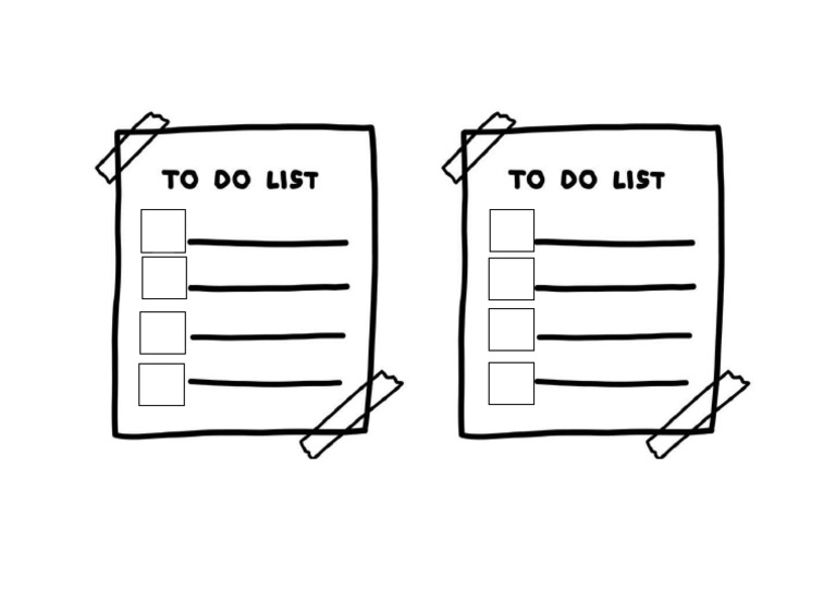 To Do List | PDF