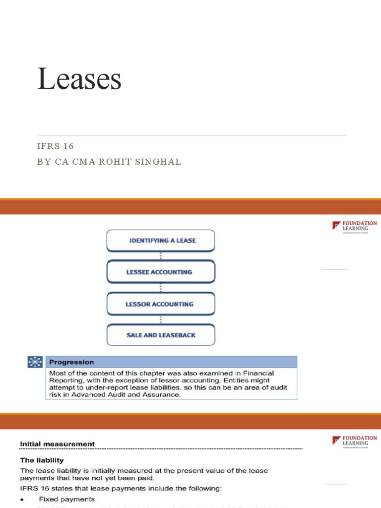 ACCA SBR - Leases IFRS 16 | PDF