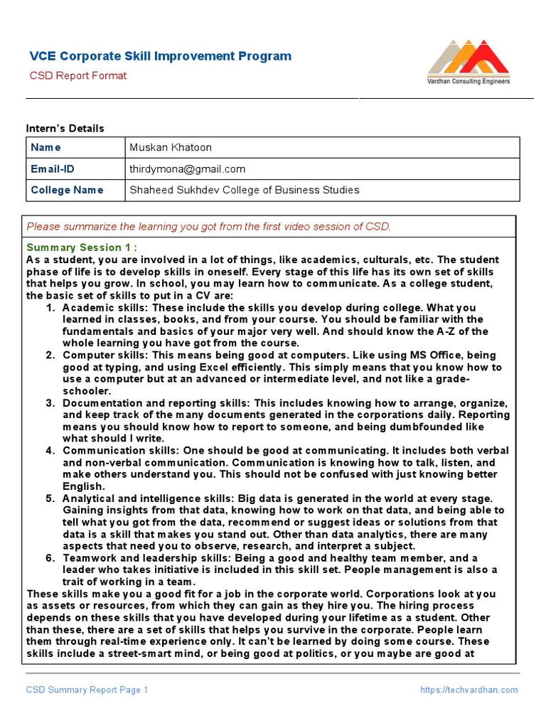 CSD Task | PDF | Communication | Data