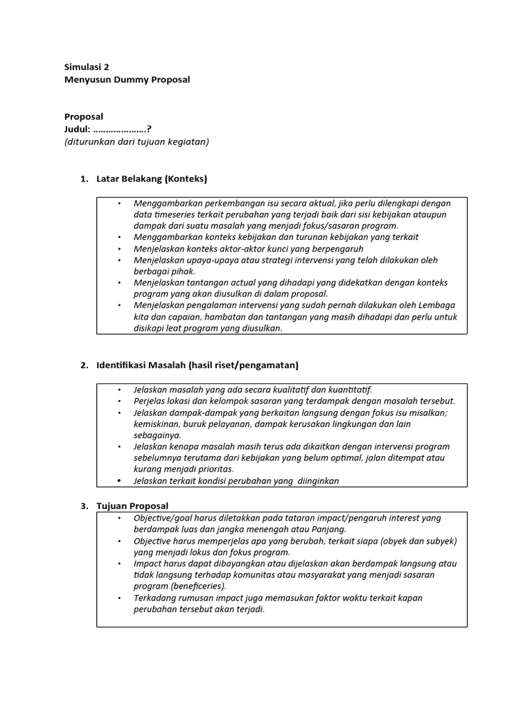 Dummy Proposal | PDF