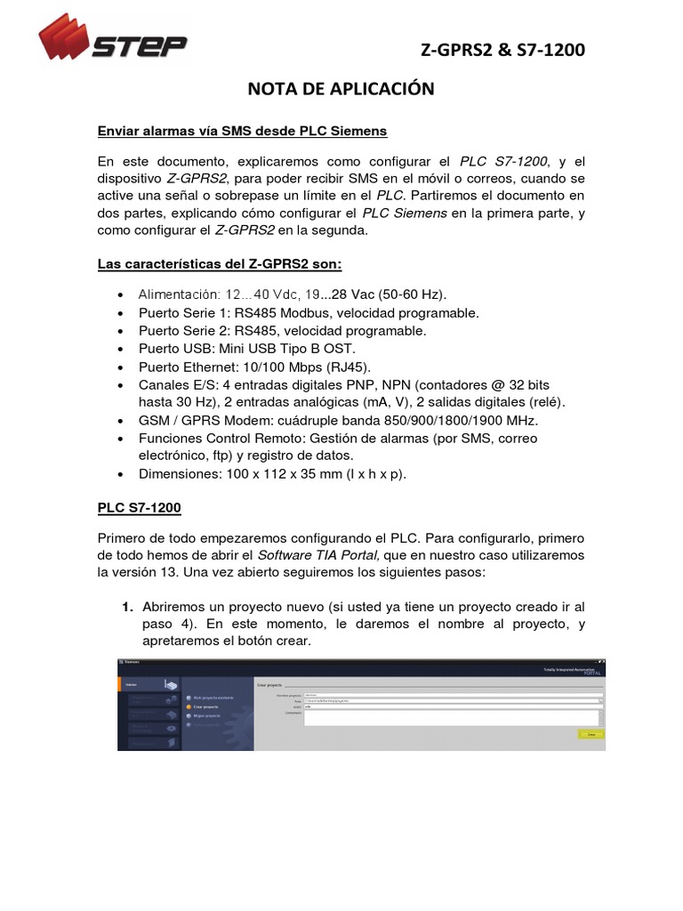 Configurar Alarmas SMS en PLC Siemens | PDF | Negocios | Informática