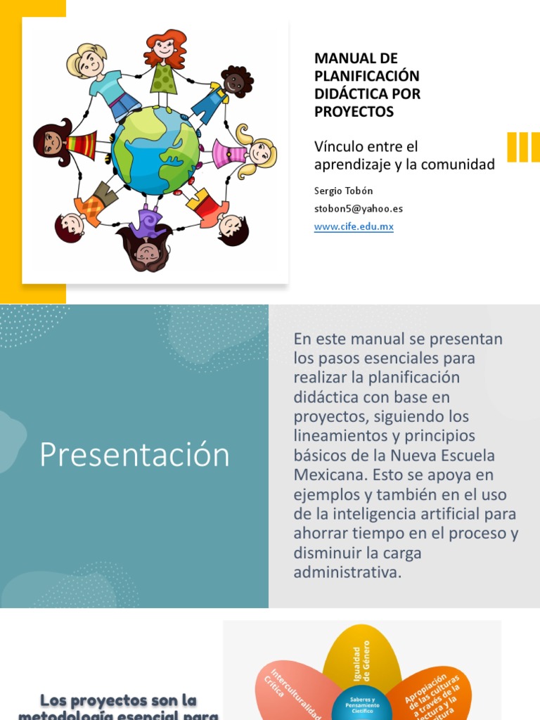 Manual de Planeación Didáctica por Proyectos | PDF | Educación de la ...